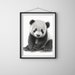 Super Cute Panda Pencil Drawing Digital Download, Digital Prints ...
