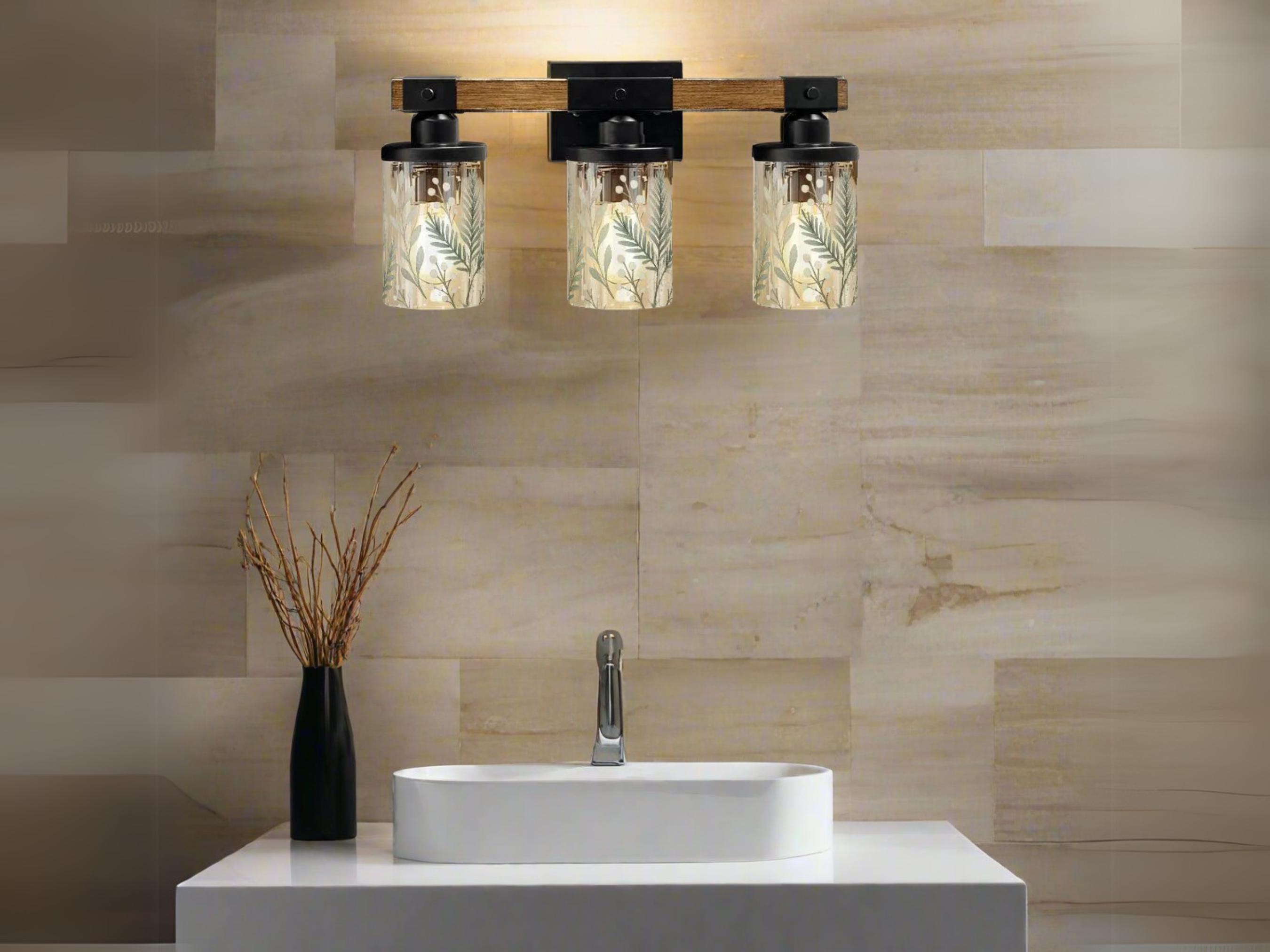 Luxury Bathroom Lighting Green Vanity Light Fixture 3-light Decorative ...