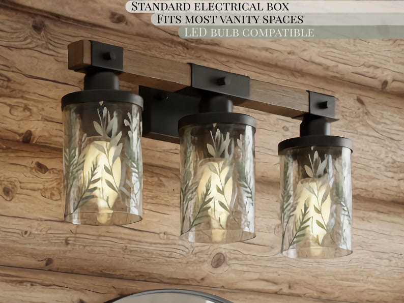 Luxury Bathroom Lighting Green Vanity Light Fixture 3-light Decorative ...