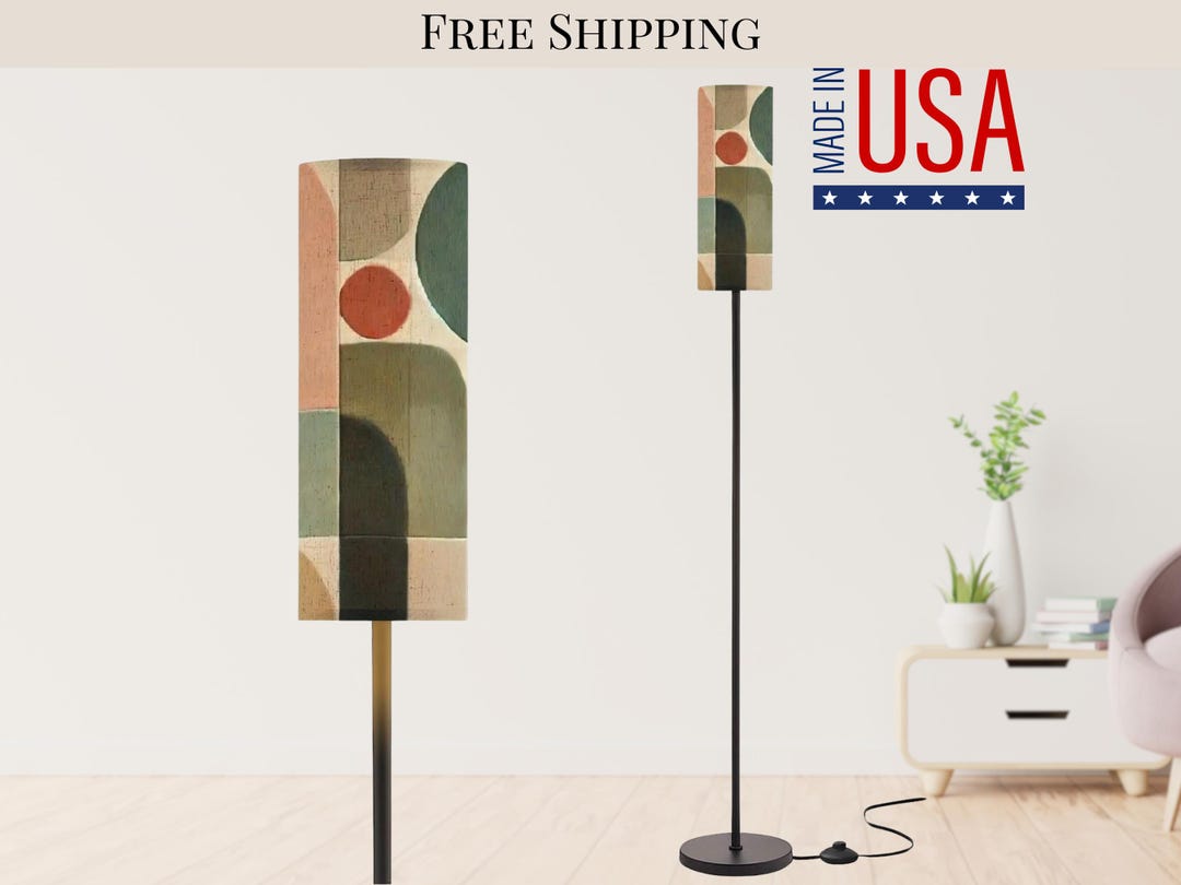 Mid Century Modern Abstract Floor Lamp Retro MCM Floor Lighting Tall ...