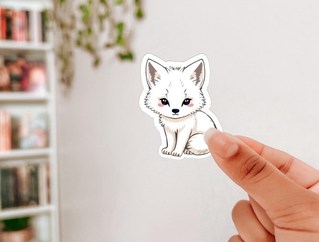 Onyx the Winter Fox Sticker: Bookish Romantasy Merch - Etsy