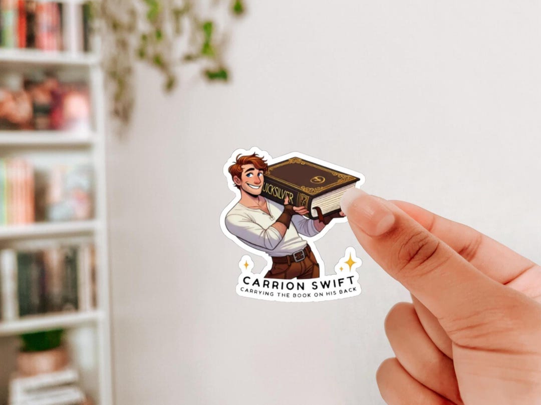 Carrion Swift Sticker: Quicksilver Book Decal - Etsy