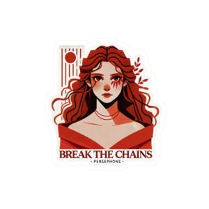Red Rising Sticker: Eo - Break the Chains - Science Fiction Vinyl Decal ...