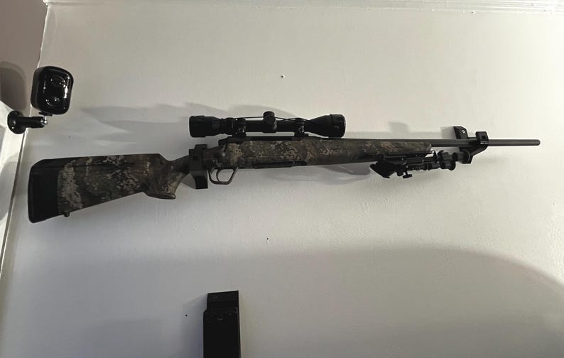 3D Printed Hunting Rifle Wall Mount - Etsy
