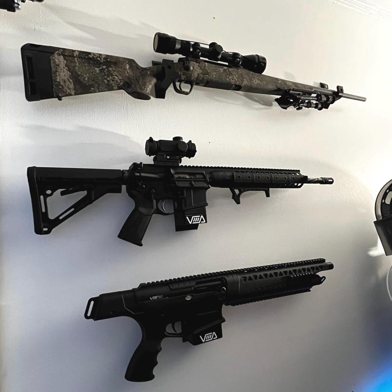 3D Printed Hunting Rifle Wall Mount - Etsy
