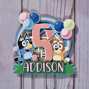 Bluey Cake Topper - Etsy