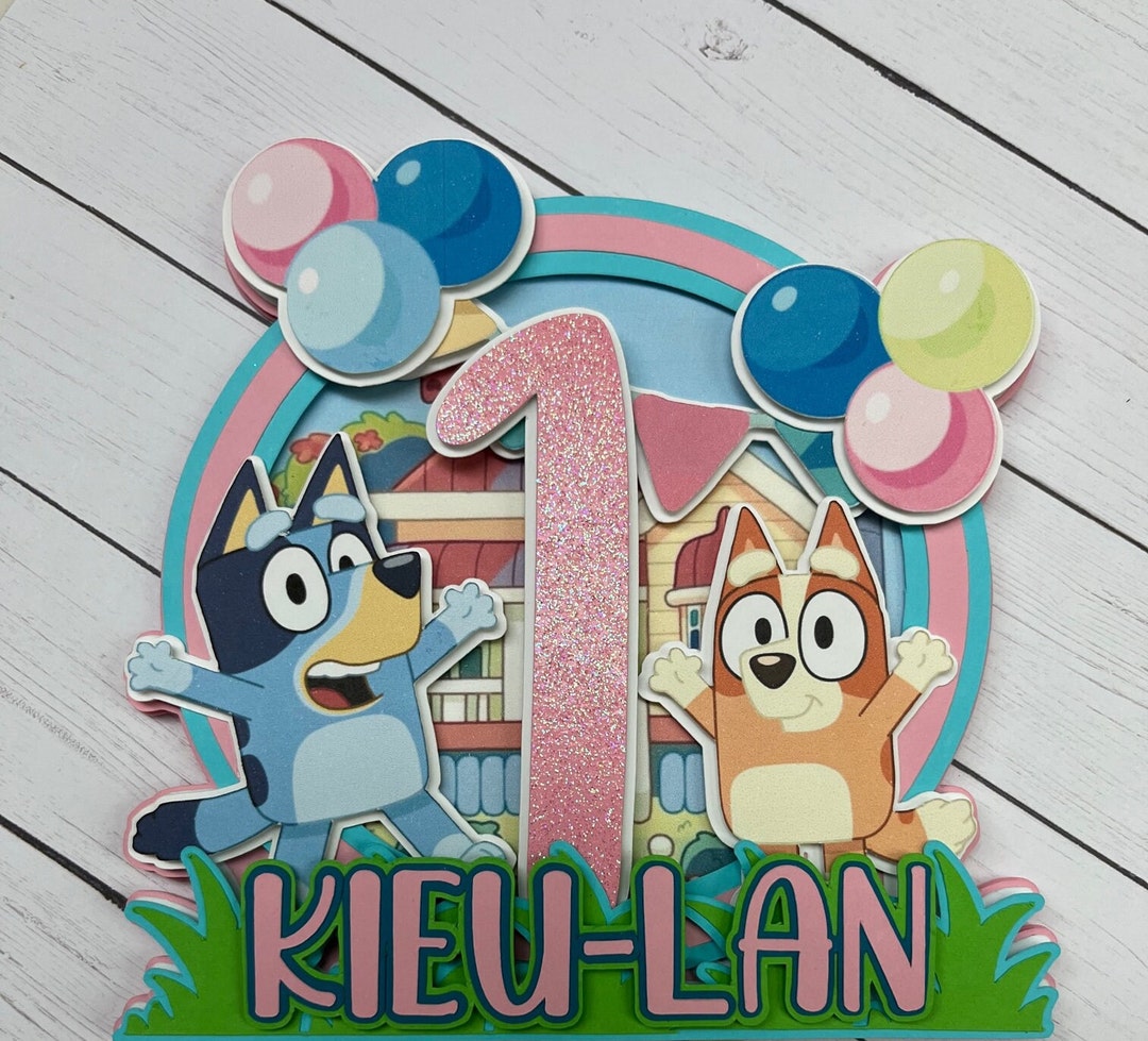 Bluey Cake Topper - Etsy