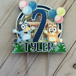 Bluey Cake Topper - Etsy
