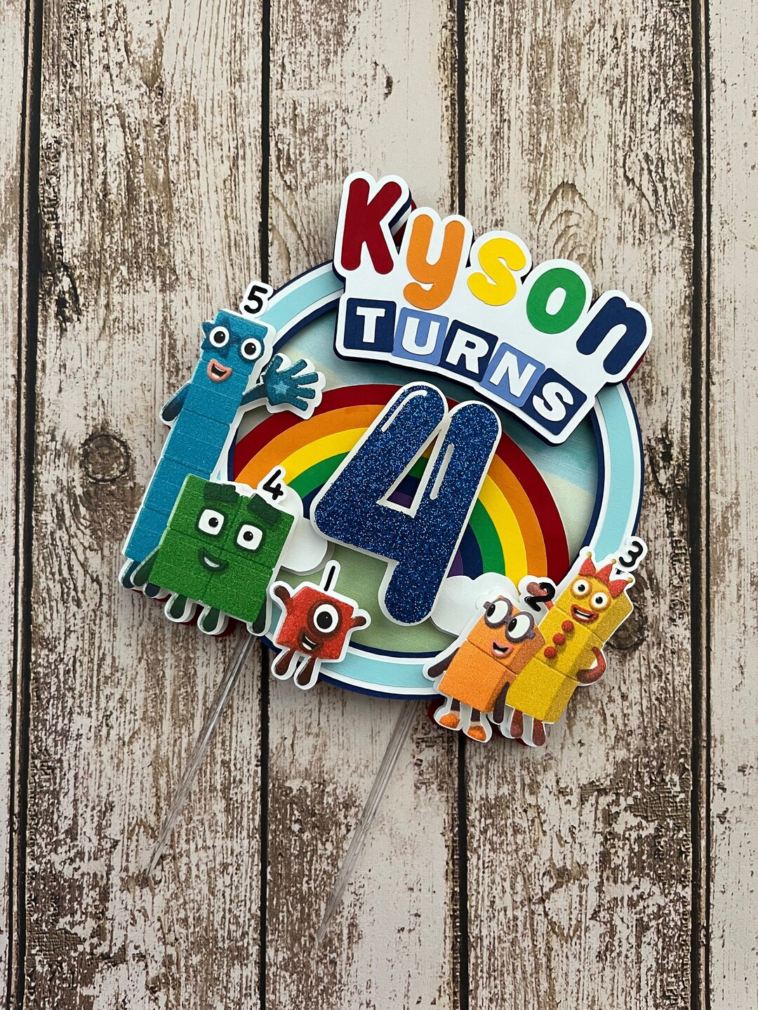 Numberblocks Topper - Etsy