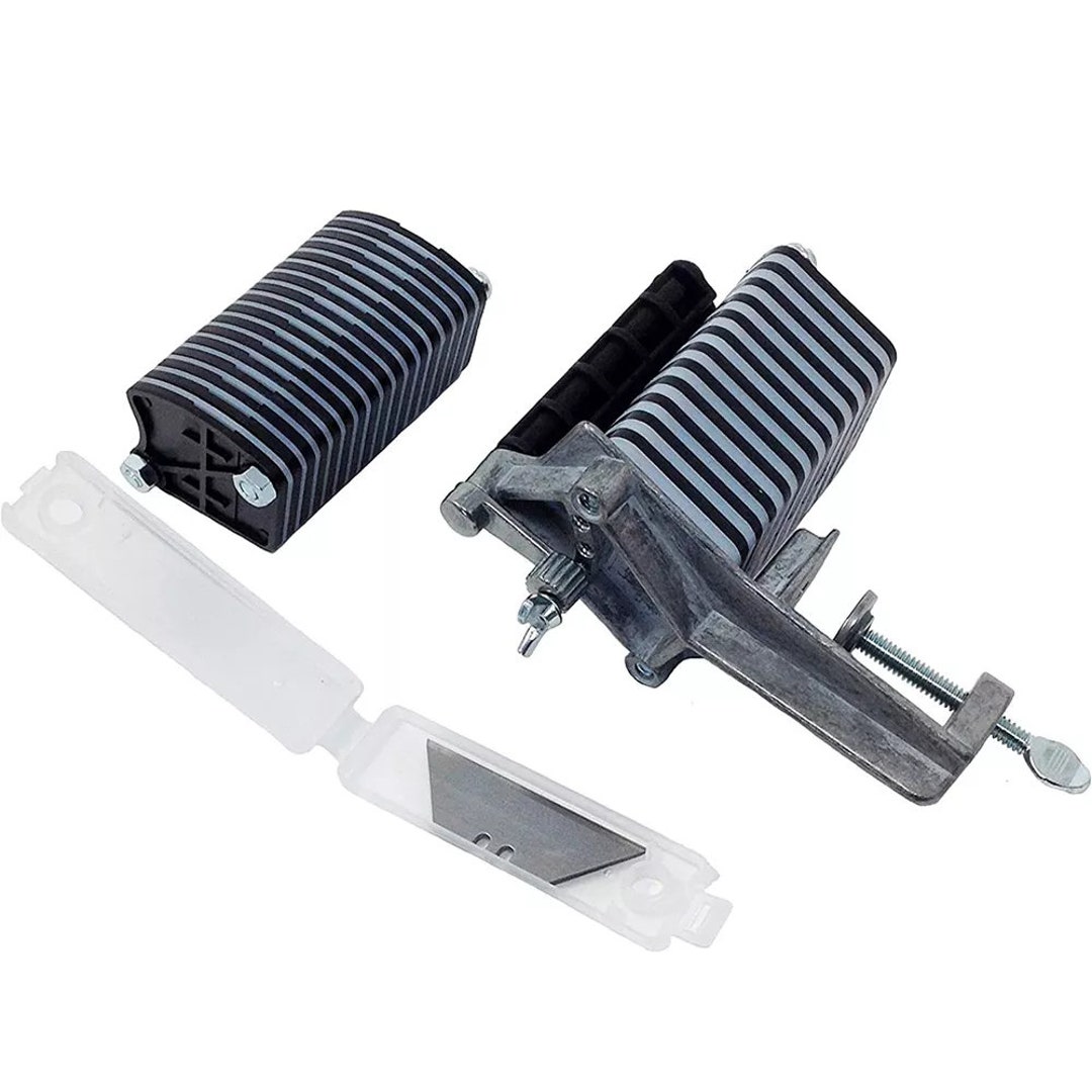 Leather Table Top Lace Cutter, 10pcs Blades, Manual Cutting Tool ...