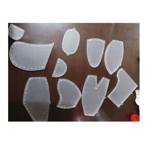 Memory Bear Template Set, 10pcs, Acrylic, Various Sizes, Patchwork ...