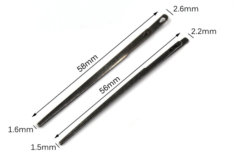 Leather Rope Sewing Needle 3pcs Set, Double Hole Leather Knitting Craft ...