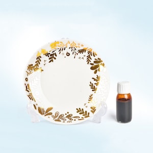 Pottery Golden Color Overglaze Pigment, 3/5/10g Bottle, Liquid Gilt ...