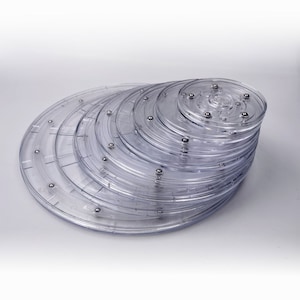 Pottery Wheel, Multiple Sizes, Transparent/black Acrylic, Spinner ...