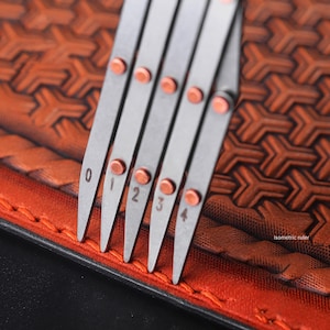 Leathercraft Equal Space Divider Ruler, Multiple Sizes, 301 Stainless ...