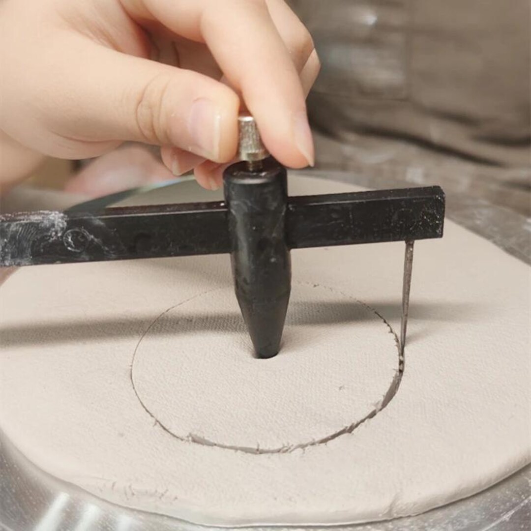 Pottery Clay Circular Cutter, Plastic, Measuring Ruler Caliper ...