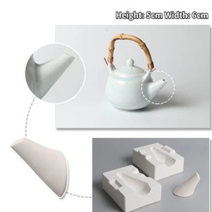 Pottery Tools, Gypsum, Multiple Shapes Options, Teapot Spout Plaster ...
