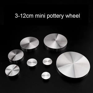 Pottery Trimming Spinner, Metal Bearing Rotary Disc, Various Sizes ...