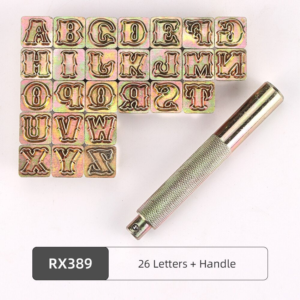 Letter and Number Stamps Punch Set, 27/37pcs, A-Z/0-9, Alloy Steel ...