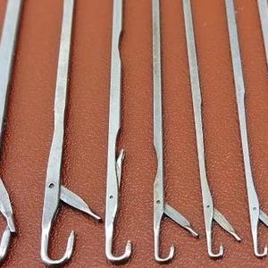 Leather Craft Sewing Awl Kit, 8pcs, Metal Steel, Locking Scratch ...