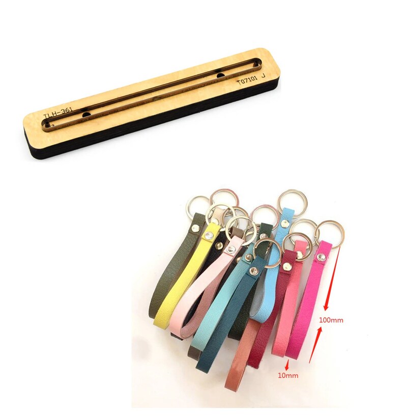 Leather Keychain Punch Domestic/japanese Steel Wood Cutting - Etsy