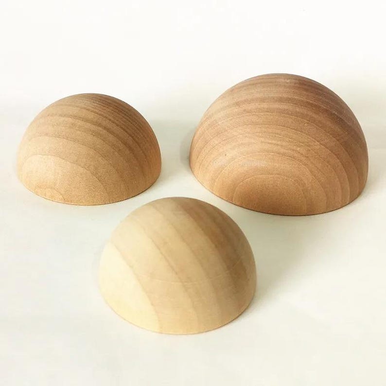 Pottery Mold, Wood, Hemispherical/semi-circular Modeling Tool, Round ...