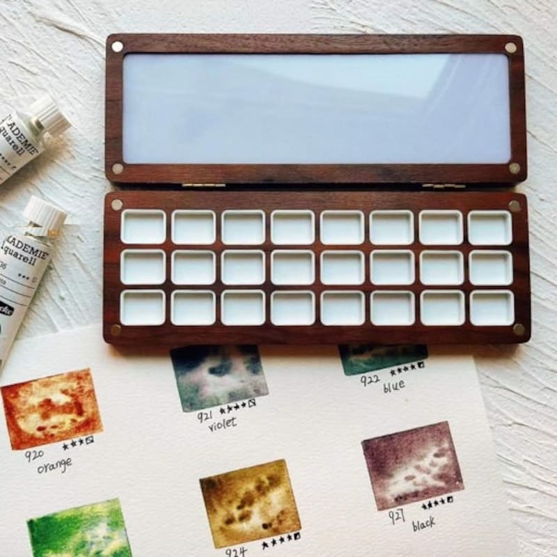 Watercolor Paint Box - Etsy