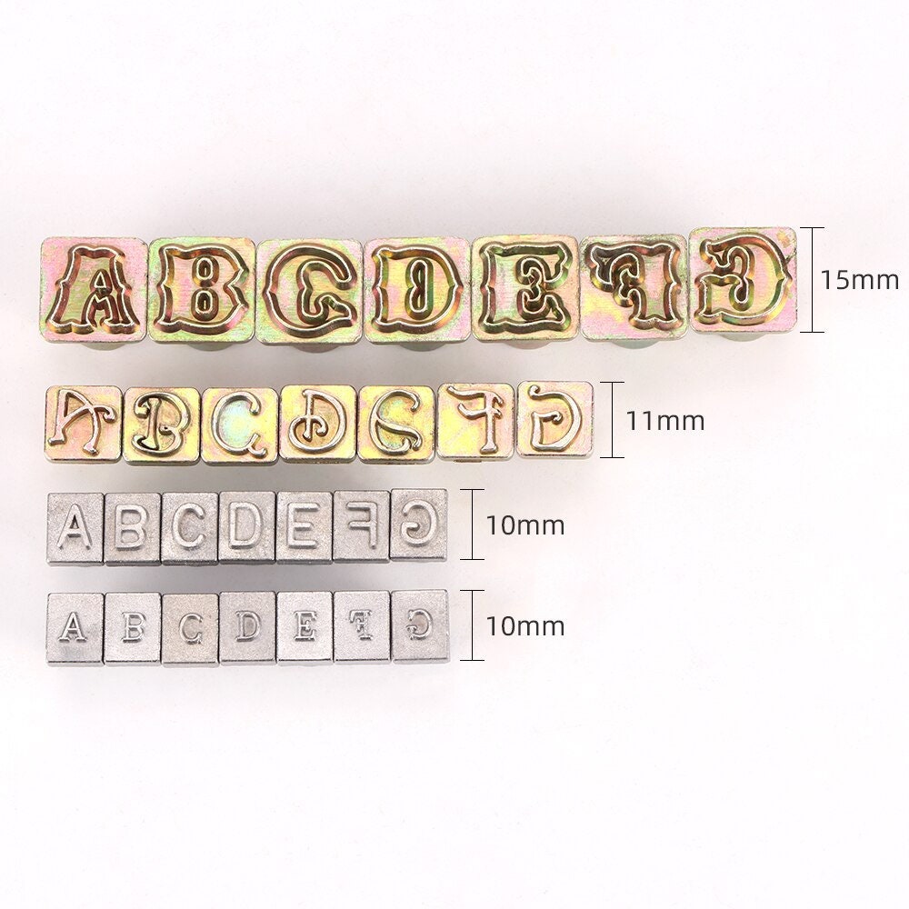 Letter and Number Stamps Punch Set, 27/37pcs, A-Z/0-9, Alloy Steel ...