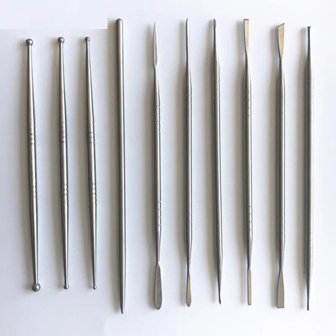 Clay Sculpture Tool, 10pcs, Stainless Steel, Double Heads, Engraving ...