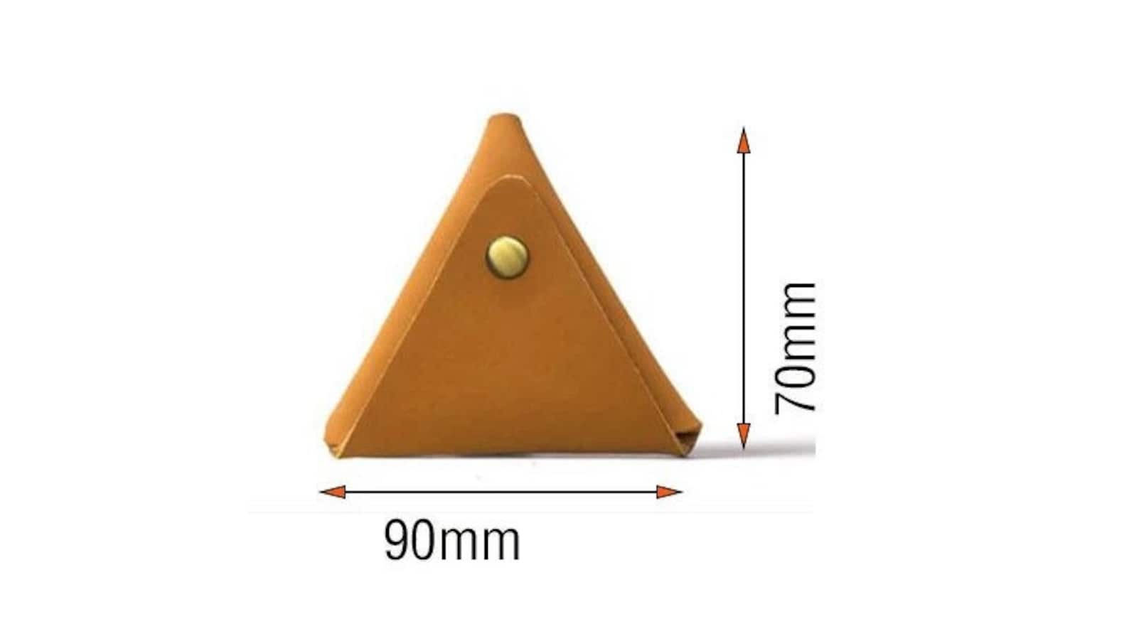 Triangle Wallet Die Cut, Wooden, Coin Purse, Mini Data Cable Holder ...