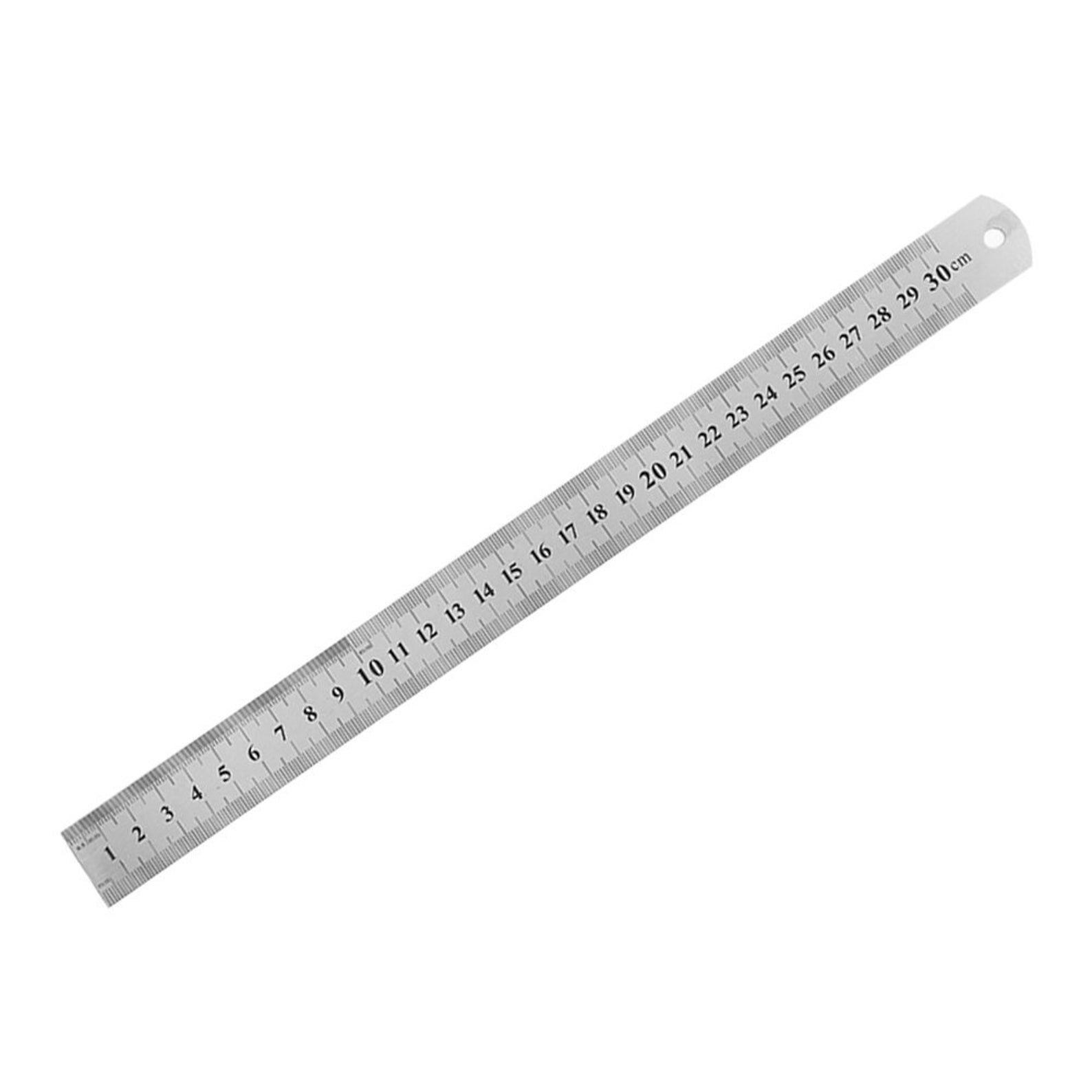 Metal Ruler, Multiple Sizes, Stainless Steel Double Sided Straight ...