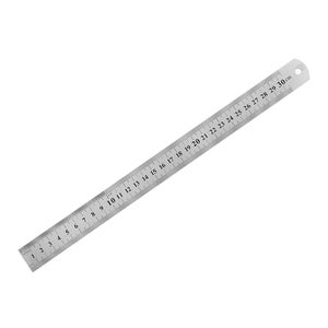 Metal Ruler, Multiple Sizes, Stainless Steel Double Sided Straight ...
