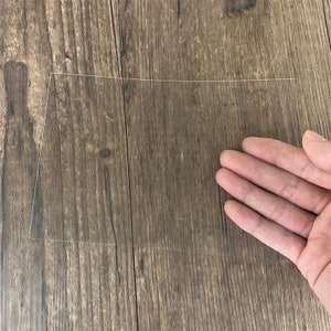 Transparent Plastic Sheets, 50pcs/pack, Clear Window, DIY Scrapbooking ...