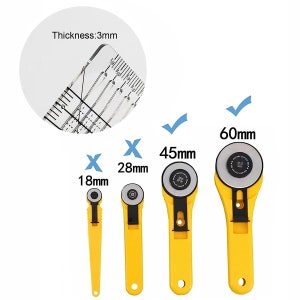 Quilting Ruler Transparent Acrylic, 5 in 1 Slotted Stripology, Fabric ...