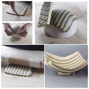 Pottery Shaping Molds, Wood, Hemispherical/semi-circular Shape, Clay ...
