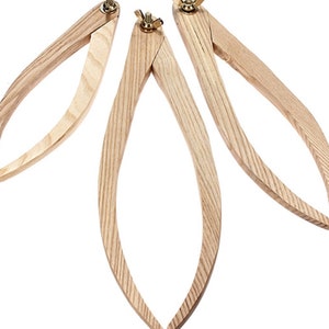 Wooden Calipers, 3pcs, Multiple Sizes, Ceramic Measuring Tools, Smooth ...