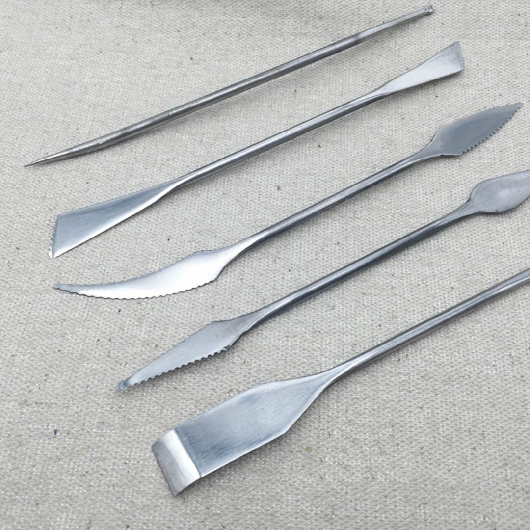 Clay Sculpting Tools, 5pcs, Multiple Sizes, Stainless Steel ...