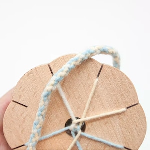 Bracelet Knitting Kumihimo Disc, Wood, Round Square Braided Rope Knot ...