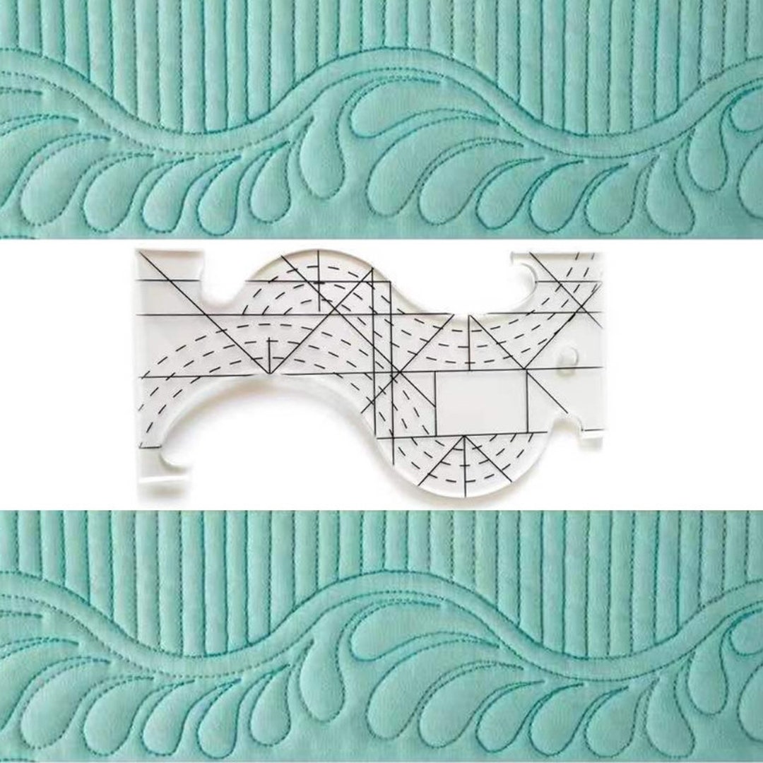 Quilting Template Ruler, Plastic, Multi-purpose Patchwork Clothing ...