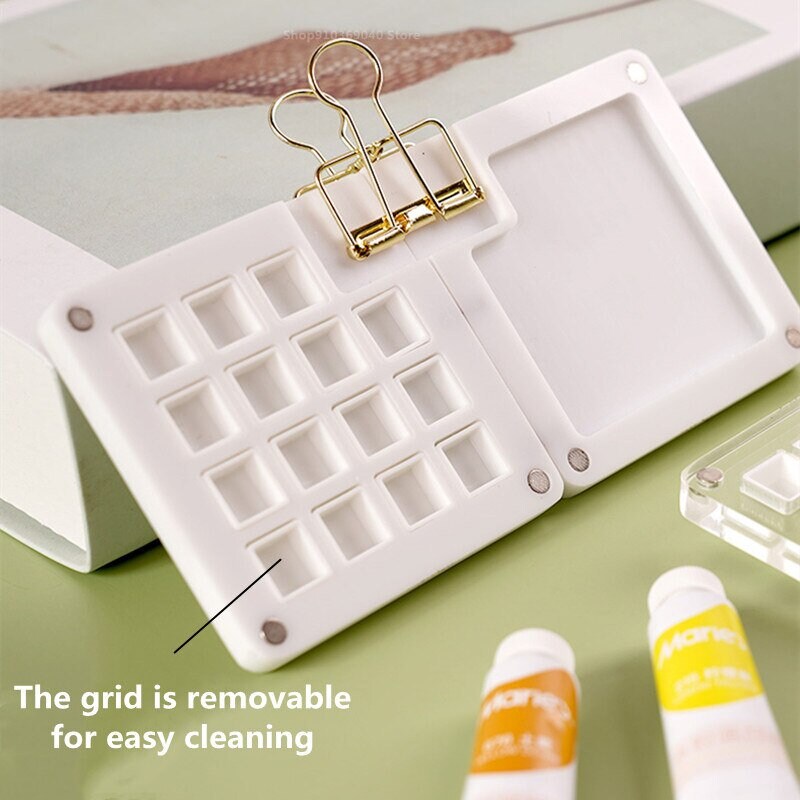 Watercolor Paint Palette, Multiple Sizes, Transparent Acrylic, Washable ...