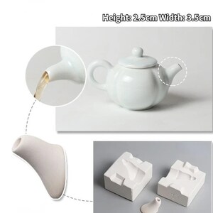 Pottery Tools, Gypsum, Multiple Shapes Options, Teapot Spout Plaster ...
