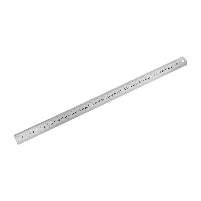 Metal Ruler, Multiple Sizes, Stainless Steel Double Sided Straight ...