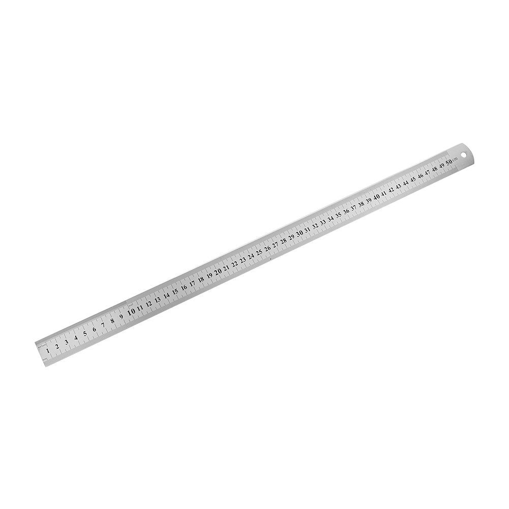 Metal Ruler, Multiple Sizes, Stainless Steel Double Sided Straight ...
