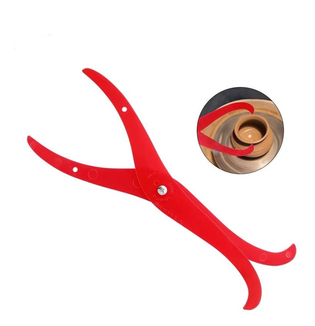 Plastic Caliper, Long Arc, Inner and Outer Diameter Measuring Tool ...