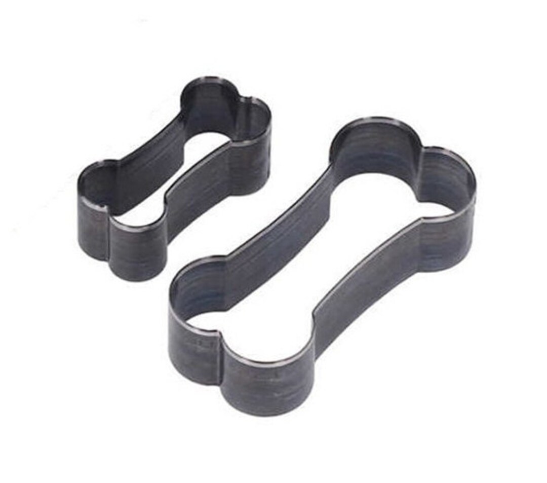 Dog Bone Shape Leather Die Cutter, 2pcs, Multiple Sizes, Steel, Hollow ...