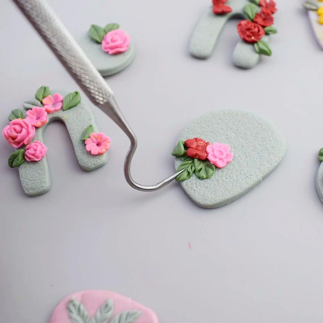 Mini Polymer Clay Tools, Metal, Texture Carving, Modeling Kit, DIY ...