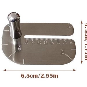 Leather Punch Aid, Pull Out Board for Pricking, Stainless Steel Pulling ...