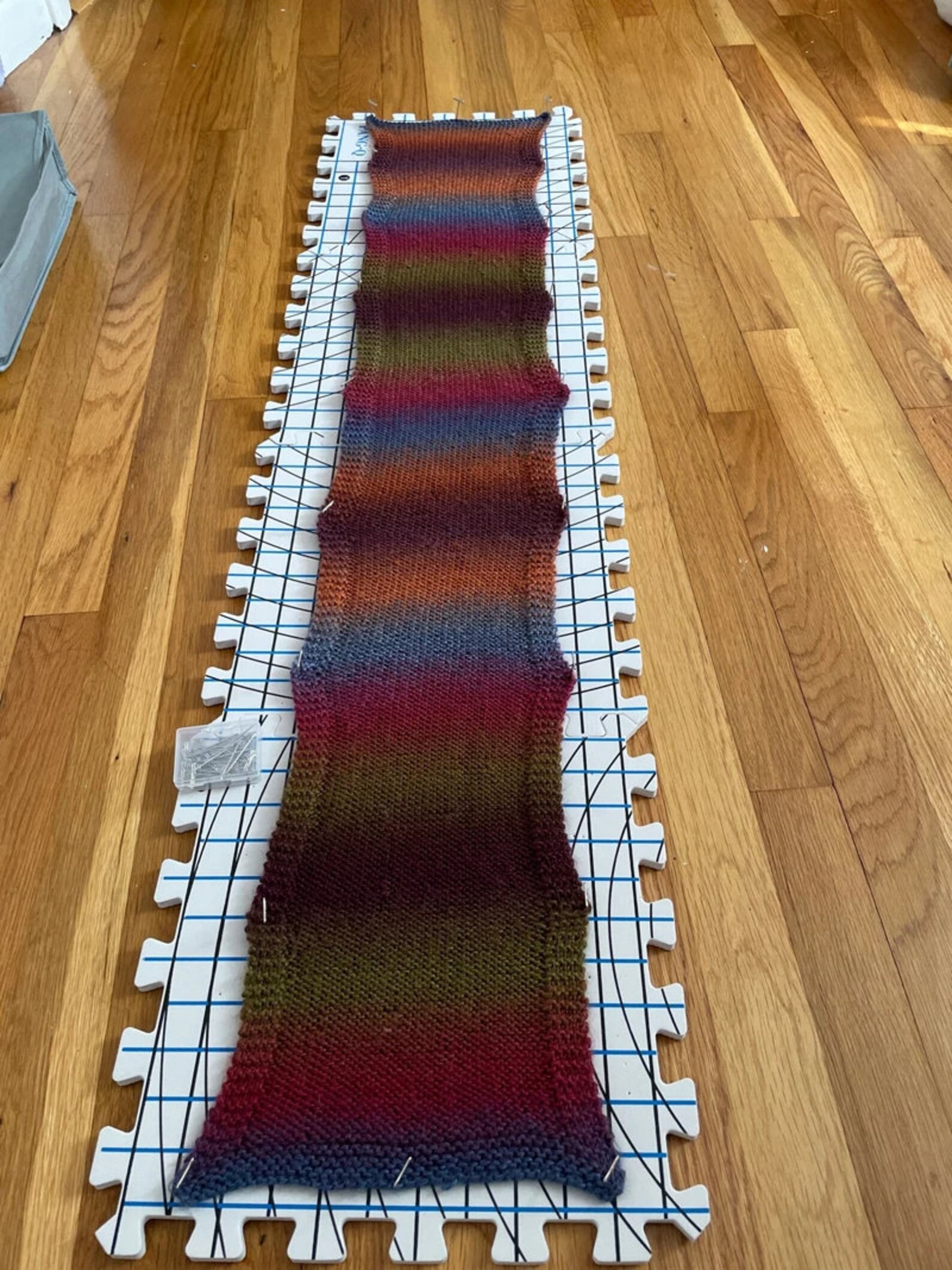 Knit Blockers, 9pcs, Blocking Mat, Foam, Plaid Pattern, Crochet Pad ...