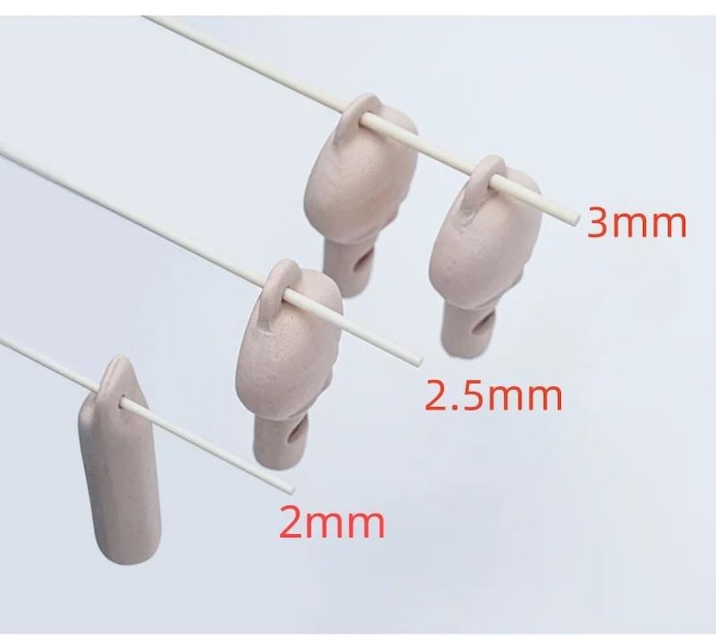 Kiln Firing Rods, 10pcs, Corundum Tube, Various Sizes, High-temperature ...