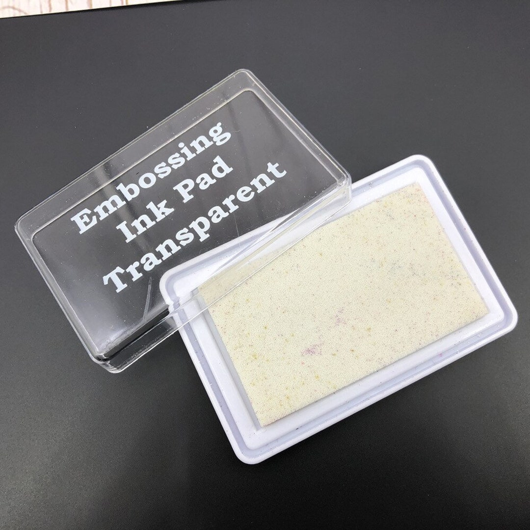 Transparent Embossed Powder Ink Pad, Clear Stamps, Scrapbooking ...